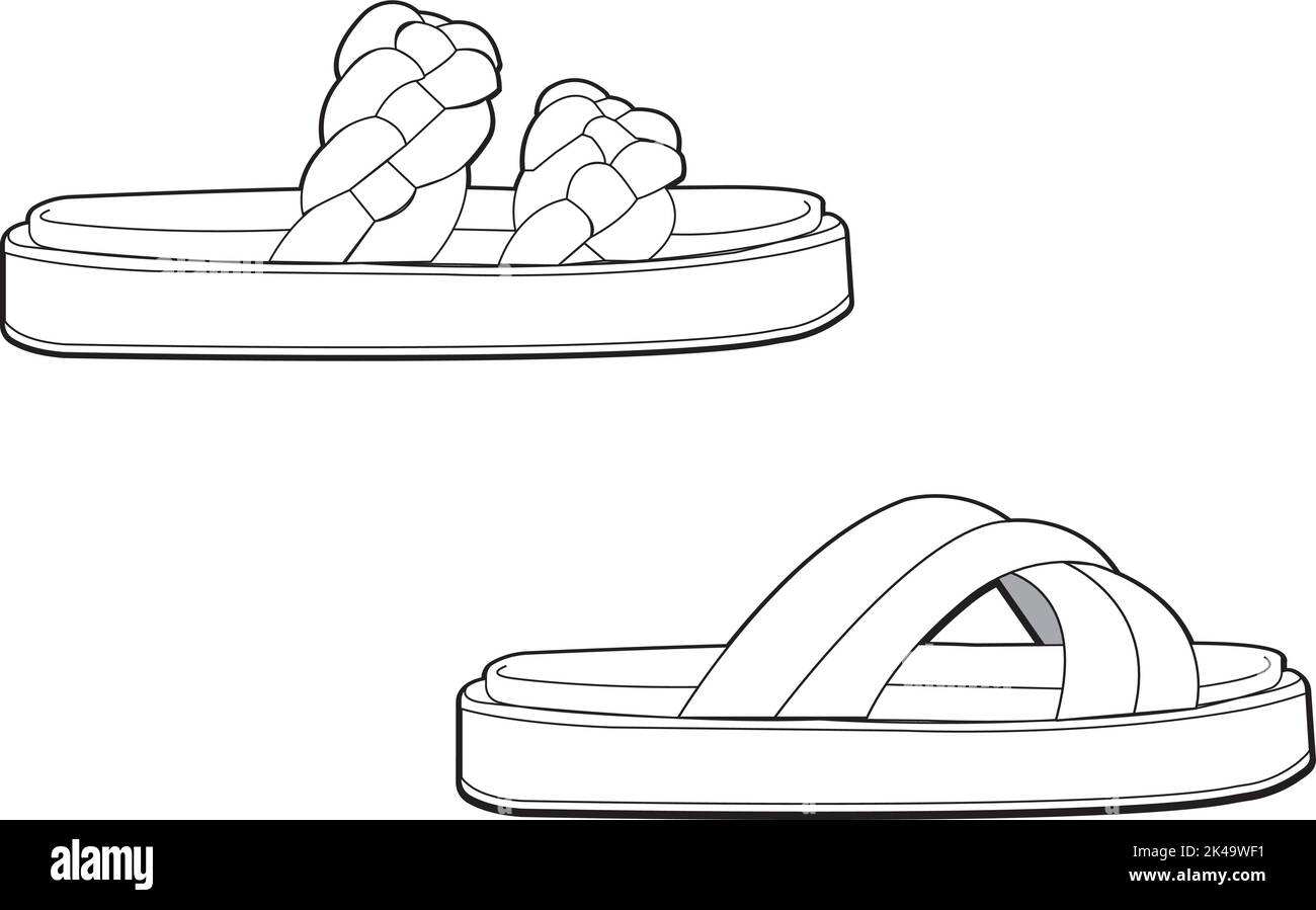 A shoe sketch on a white background Stock Vector Image & Art - Alamy