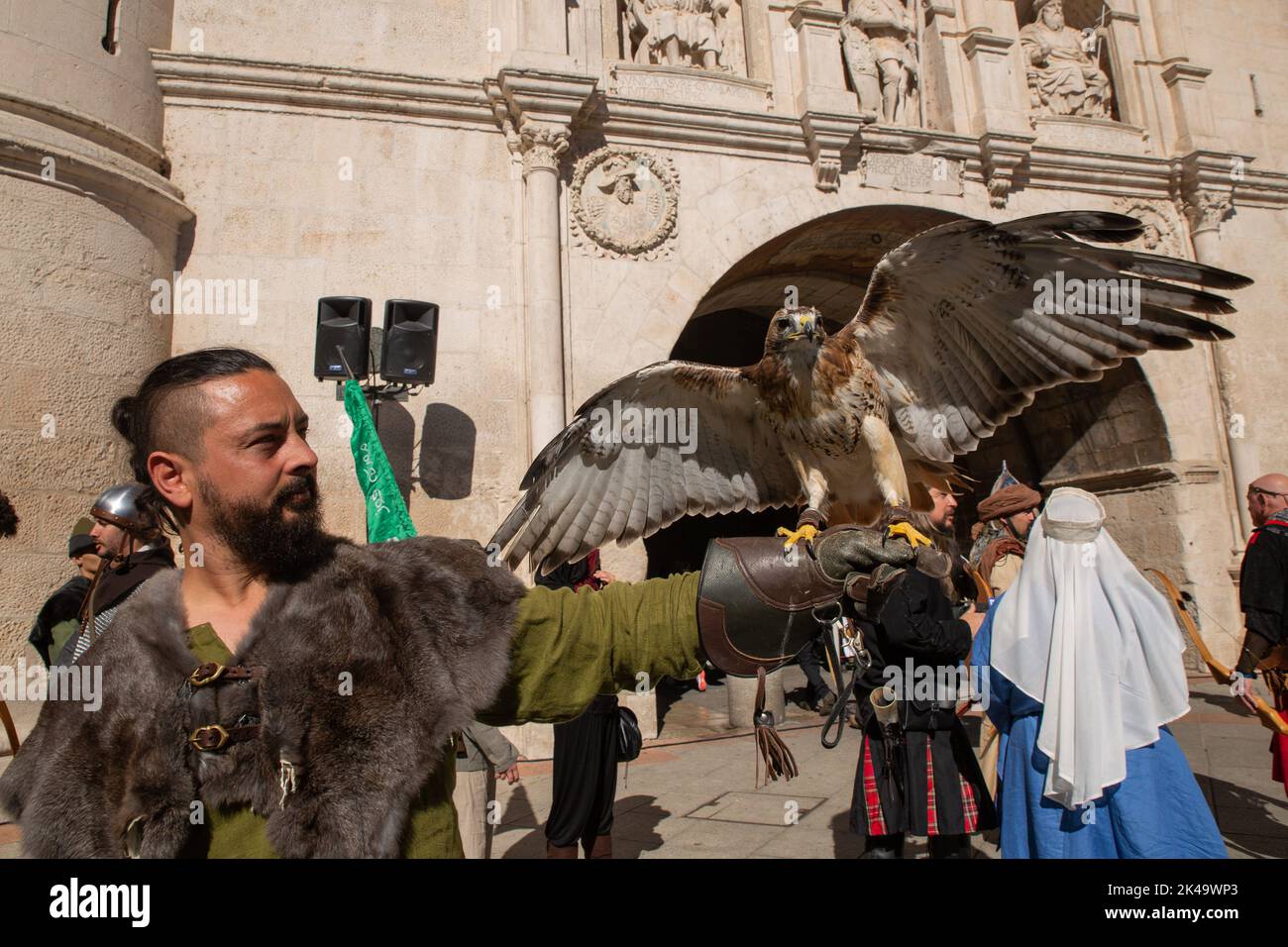 Burgos, Spain. 01st Oct, 2022. During Burgos Cidiano Fest in honor to ...