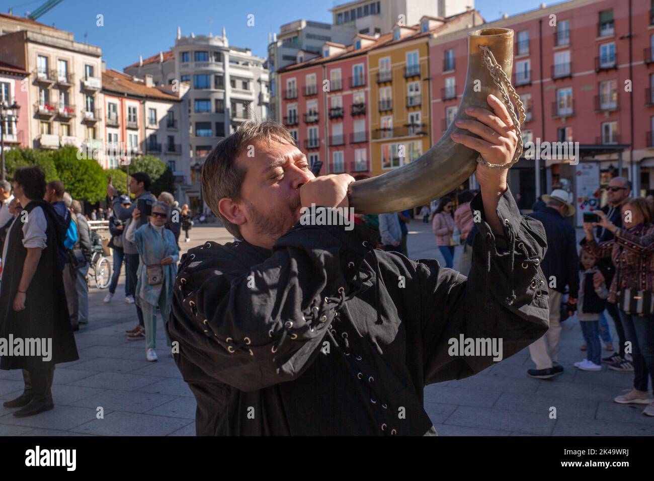 Burgos, Spain. 01st Oct, 2022. During Burgos Cidiano Fest in honor to ...