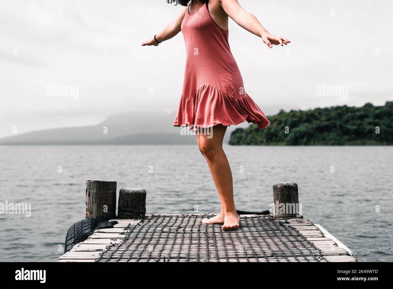 Barefoot young woman hi-res stock photography and images - Alamy