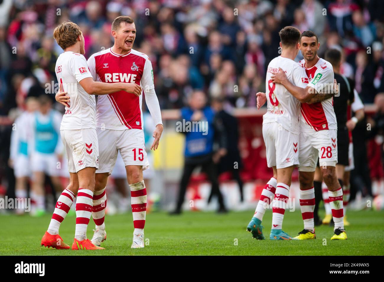 Cologne, Germany. 01st Oct, 2022. Soccer: Bundesliga, 1. FC Köln ...