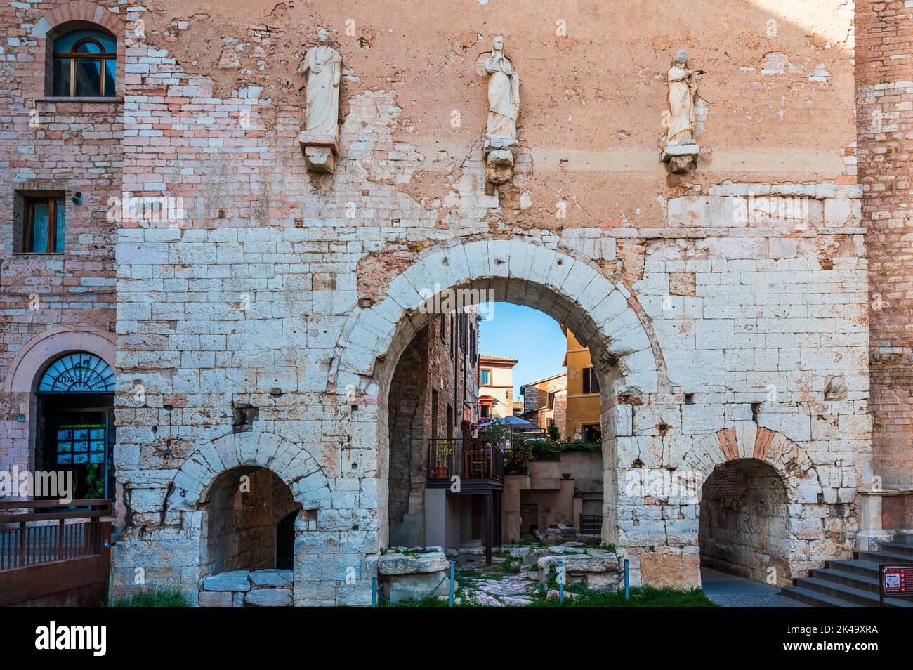 Magic of Spello, an ancient medival village in Umbria Stock Photo - Alamy