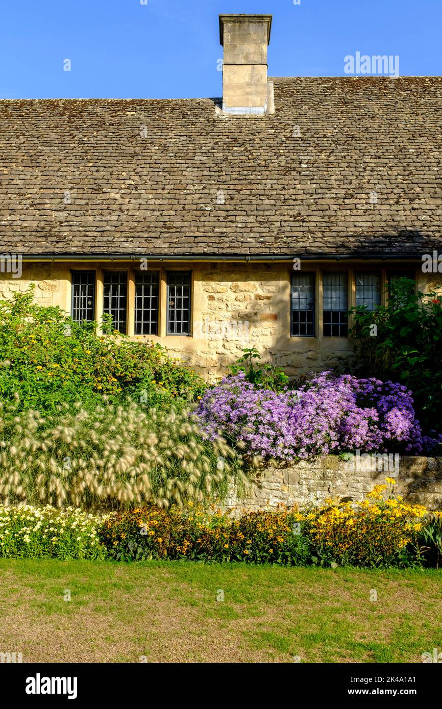 Historic section of a building in Christ College, Oxford, UK Stock ...