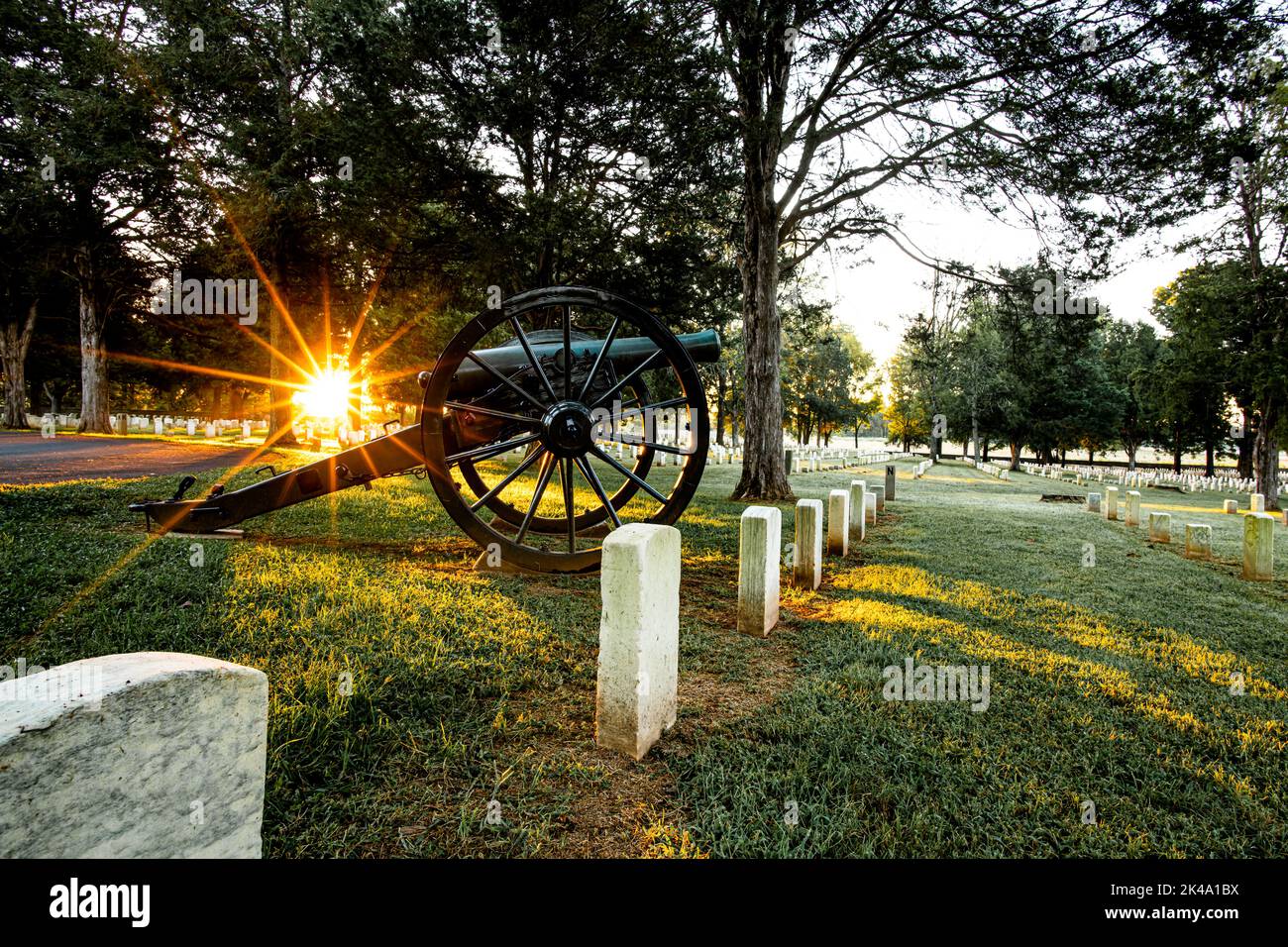 Stone River Battlefield Cemetery, Historic battlefield cemetery at ...