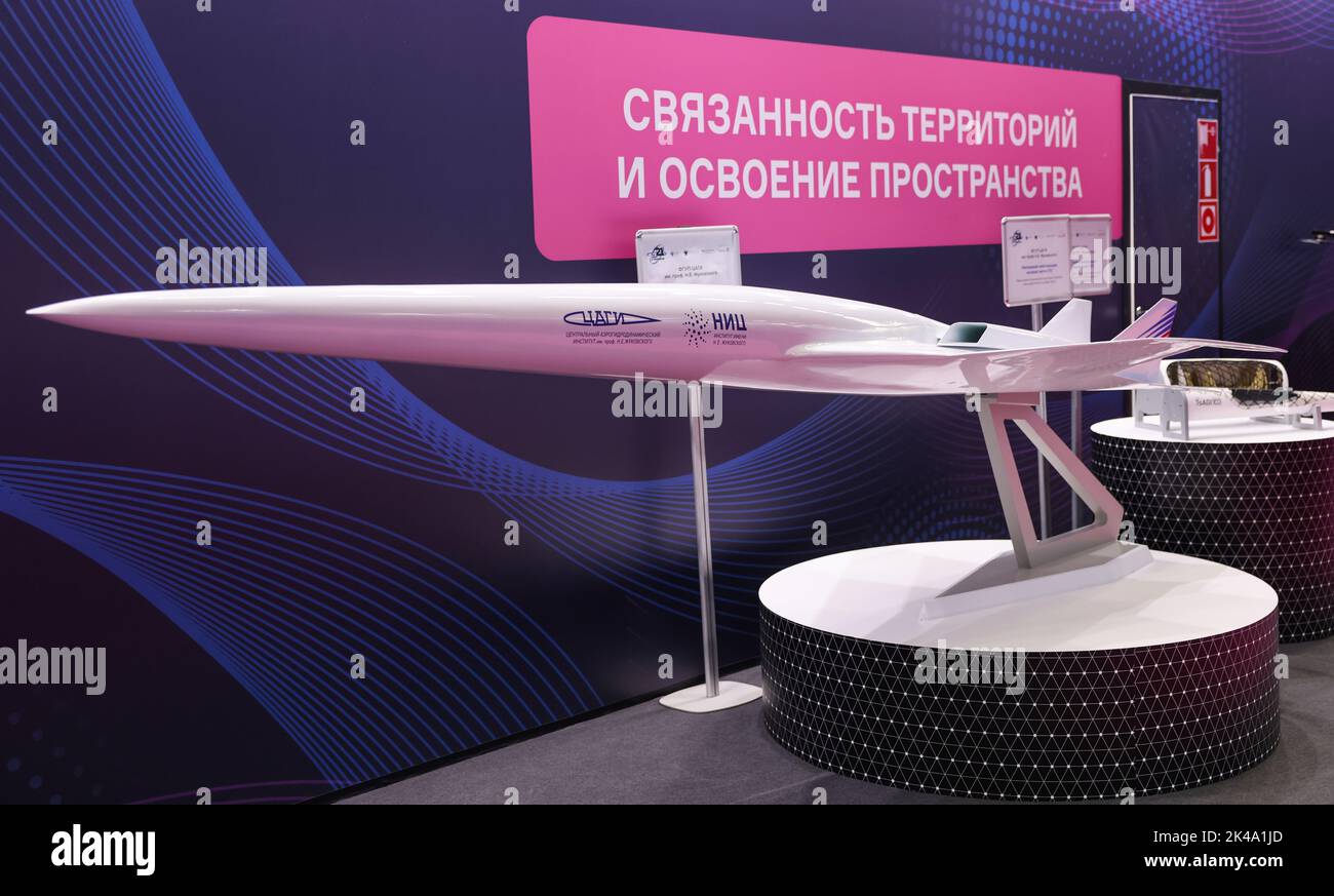 December 19, 2021, Sochi, Russia, A mock-up of the Russian advanced ...