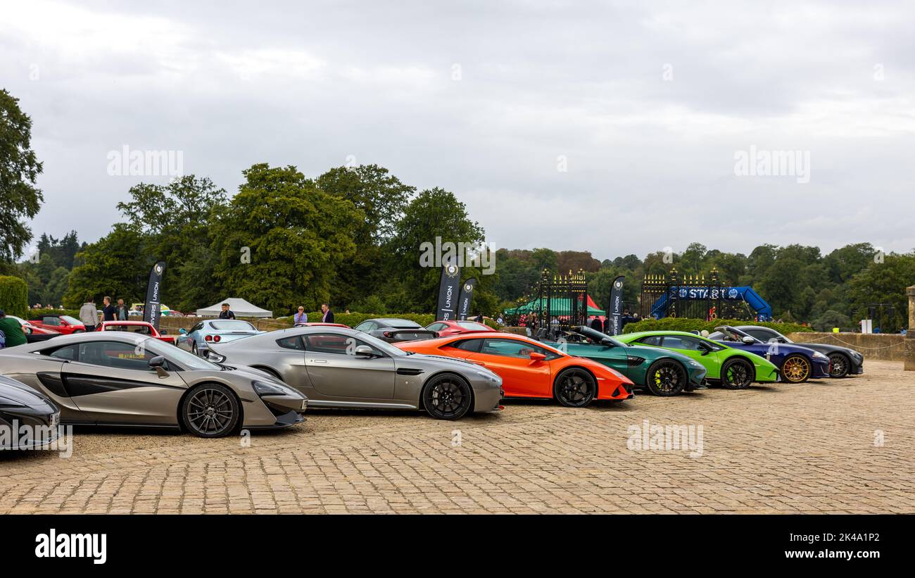 Collection of amazing supercars on display in the Great Court at ...