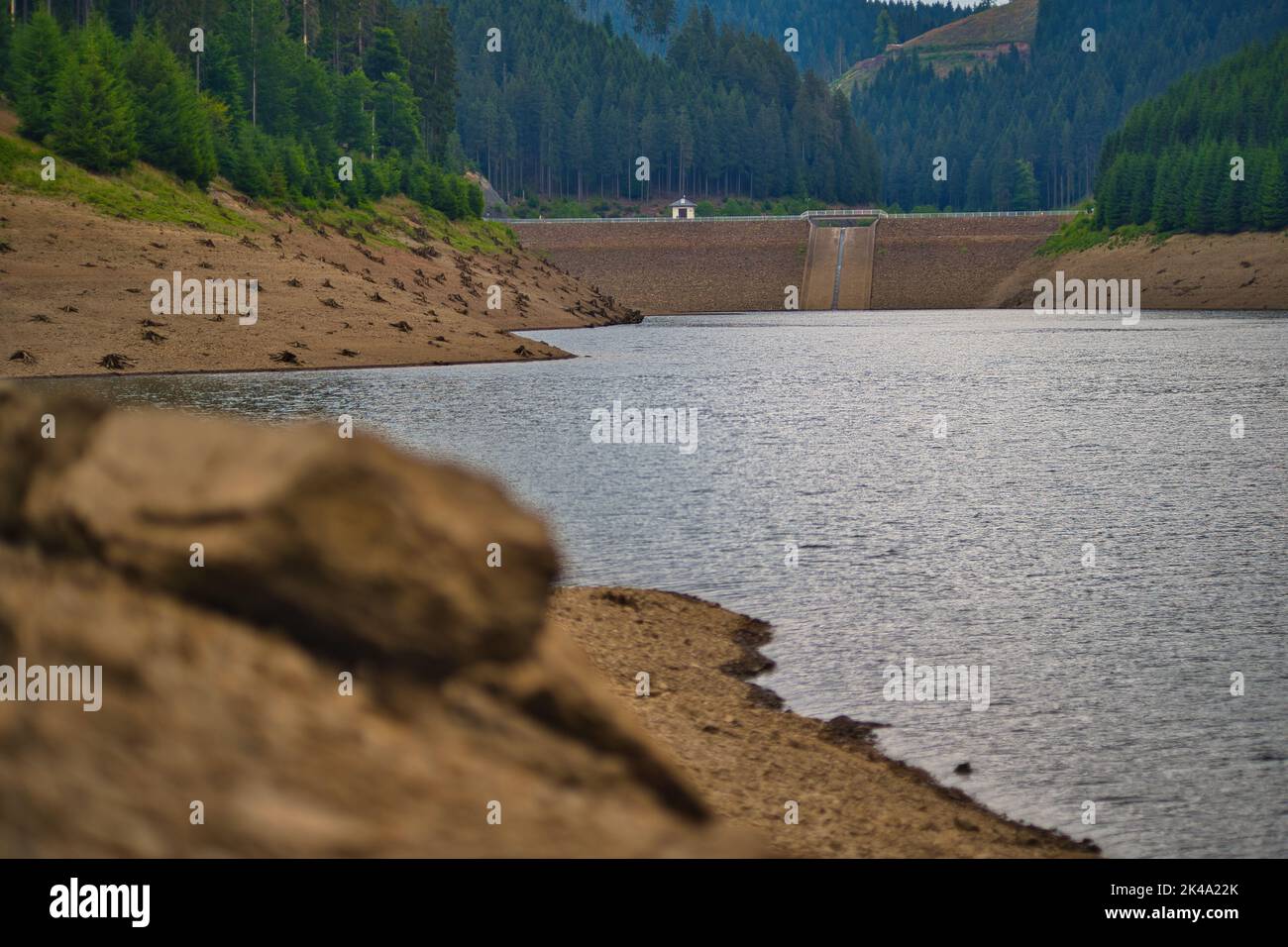 The Goldisthal pumped storage plant in the Thuringian Forest, Germany ...