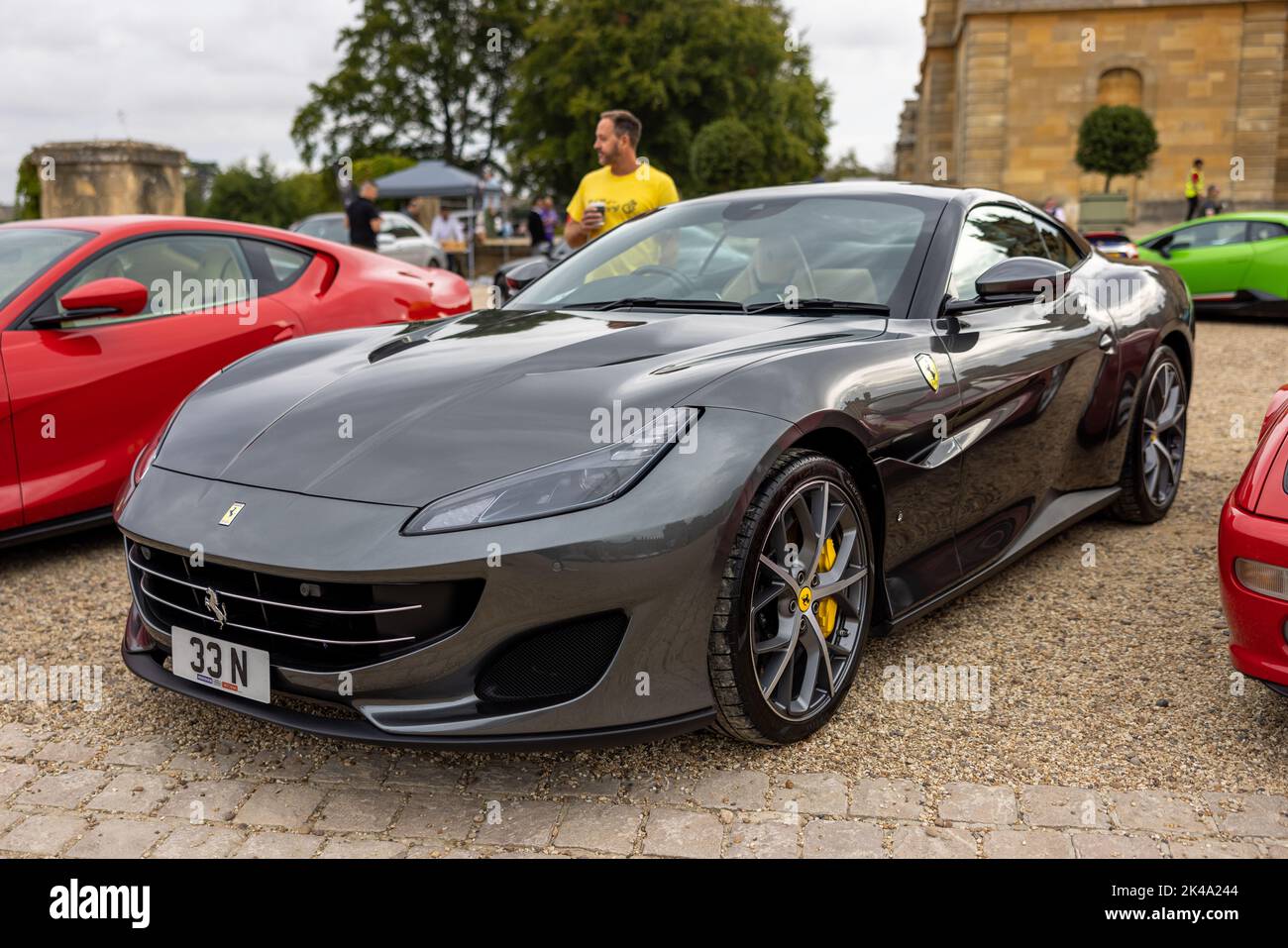 2019 Ferrari Portofino ‘33 N’ on display at the Salon Privé Concours d ...