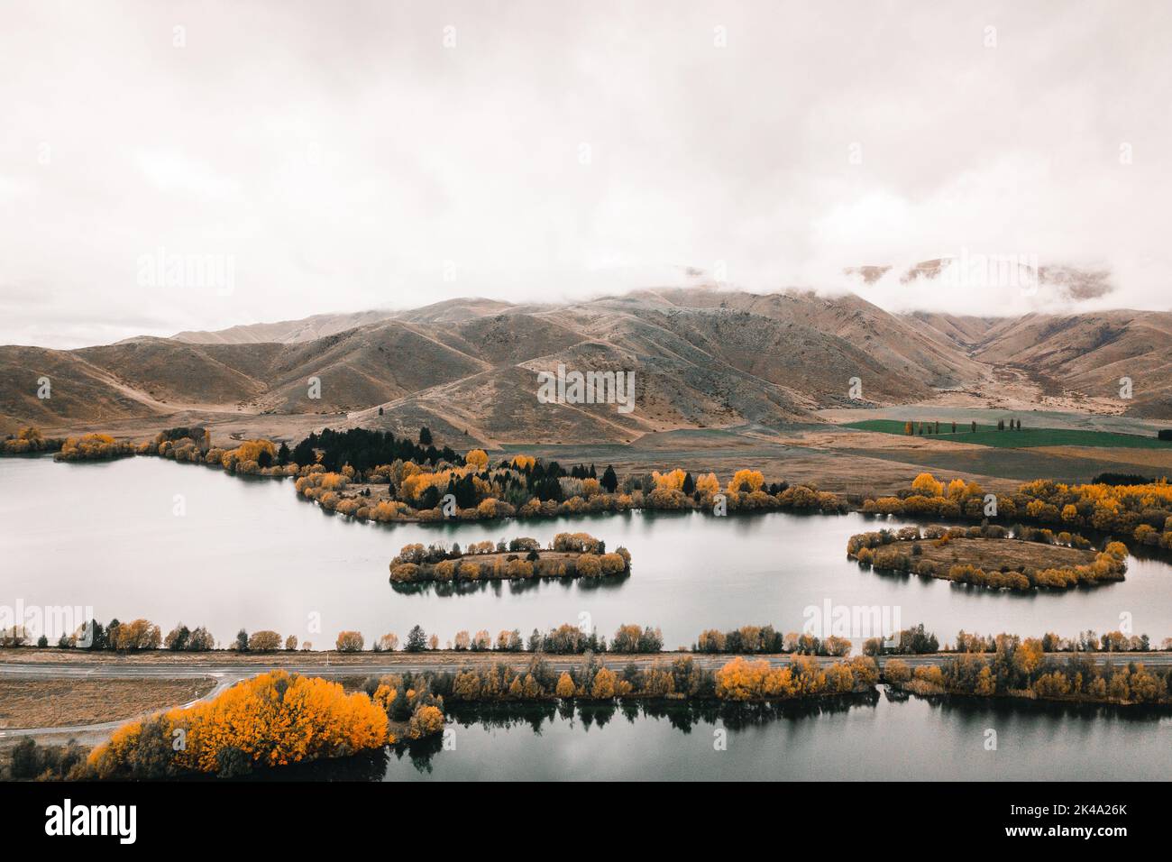 Mountains autumn vegetation next road hi-res stock photography and ...