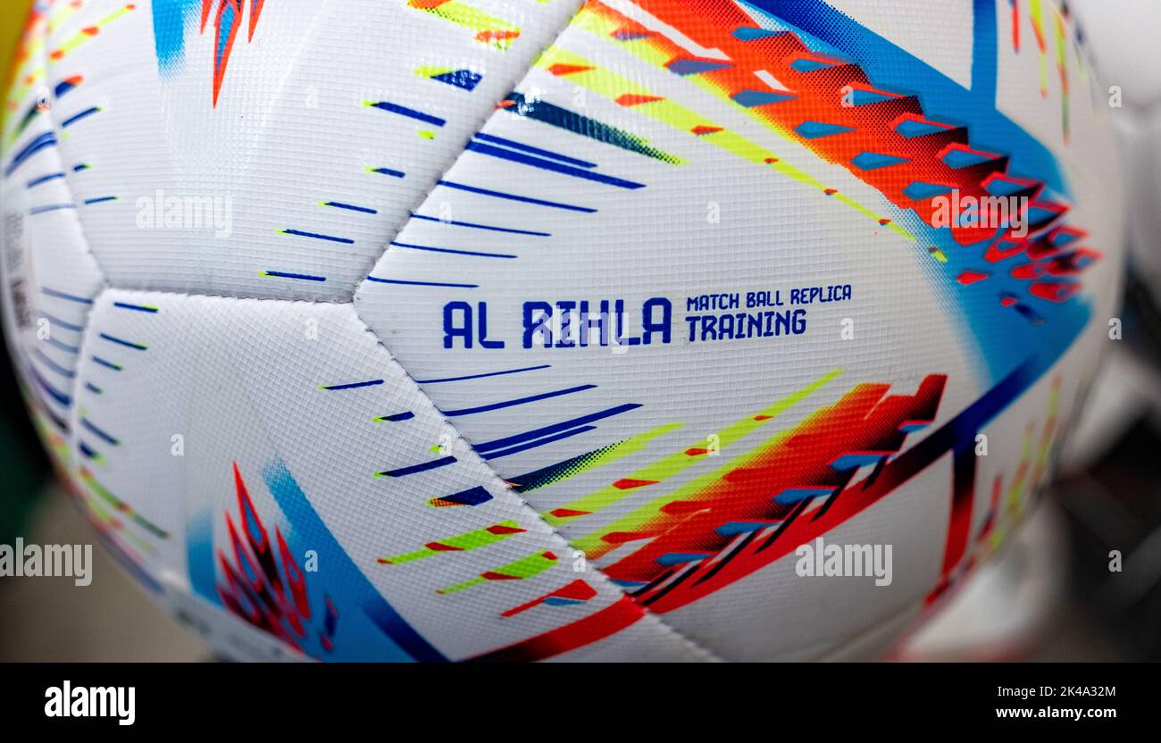 September 2, 2022, Doha, Qatar, The official ball of the FIFA World Cup ...