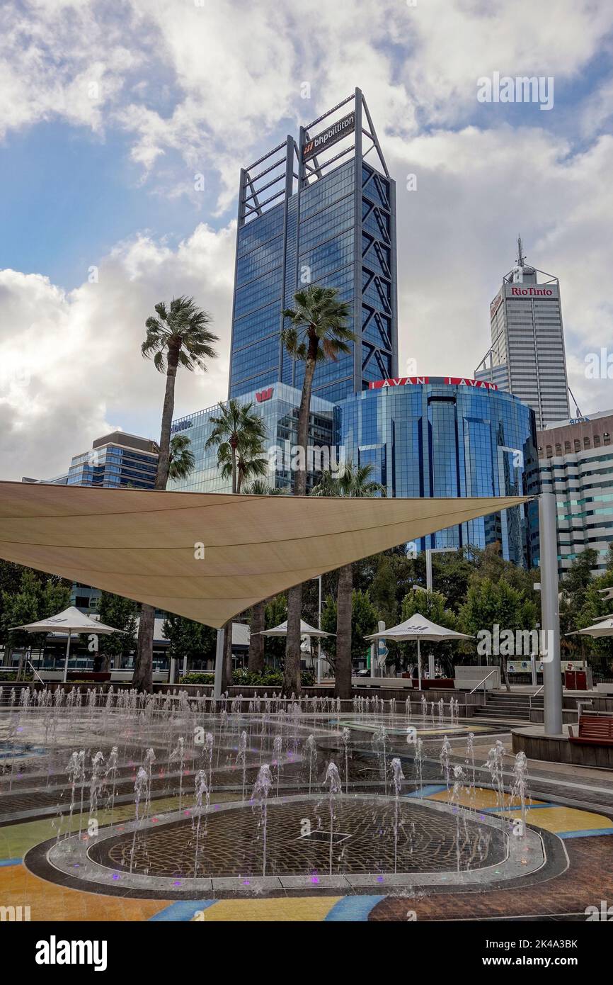PERTH, WESTERN AUSTRALIA - JULY 16, 2018: BHP Billiton Water Park in ...