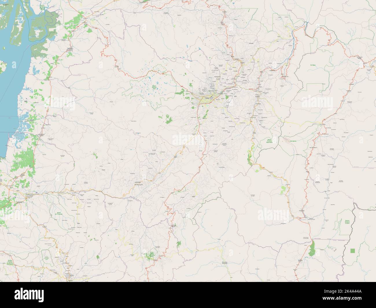 Azuay ecuador map hi-res stock photography and images - Alamy