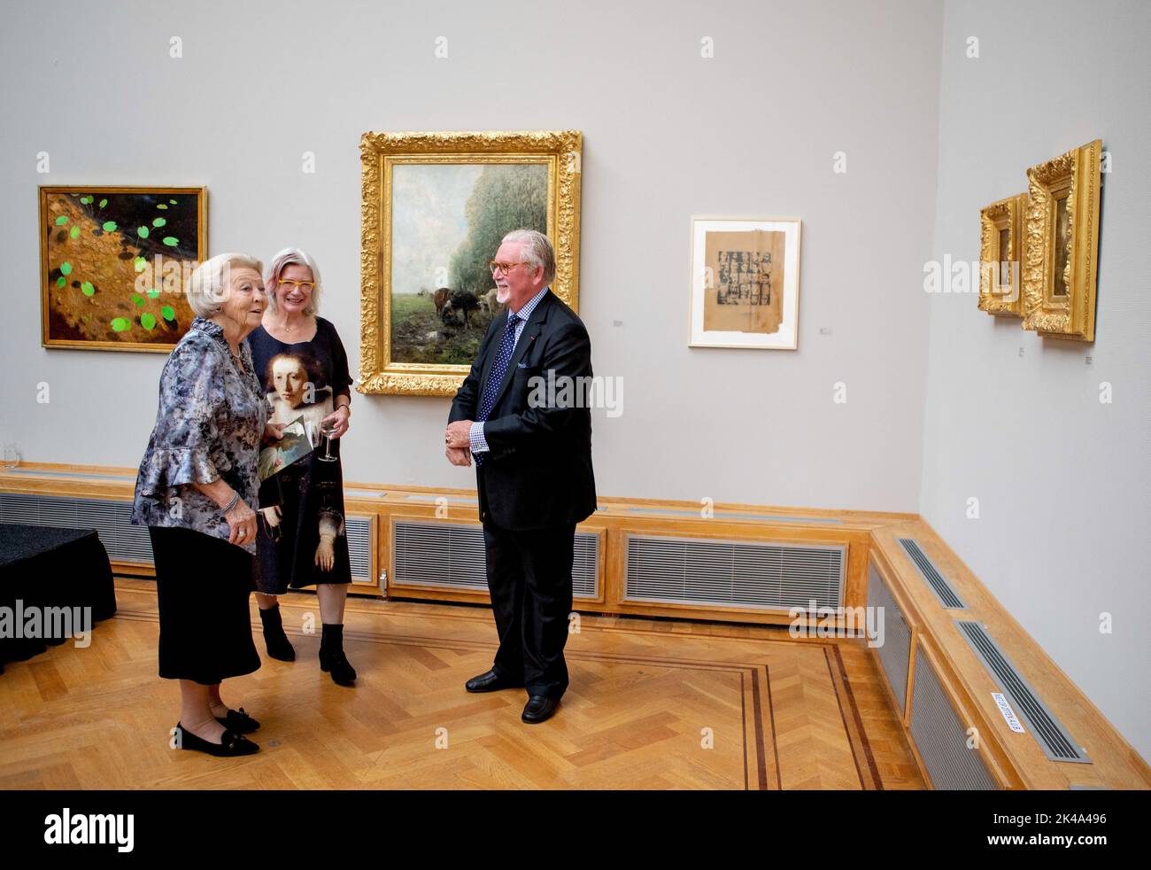Princess Beatrix at the opening of the anniversary exhibition of ...