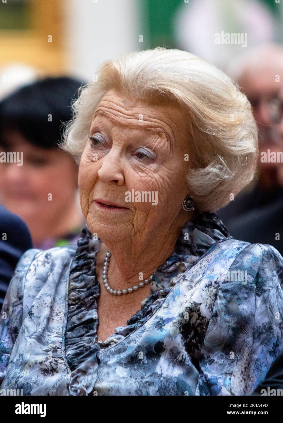 Princess Beatrix at the opening of the anniversary exhibition of ...