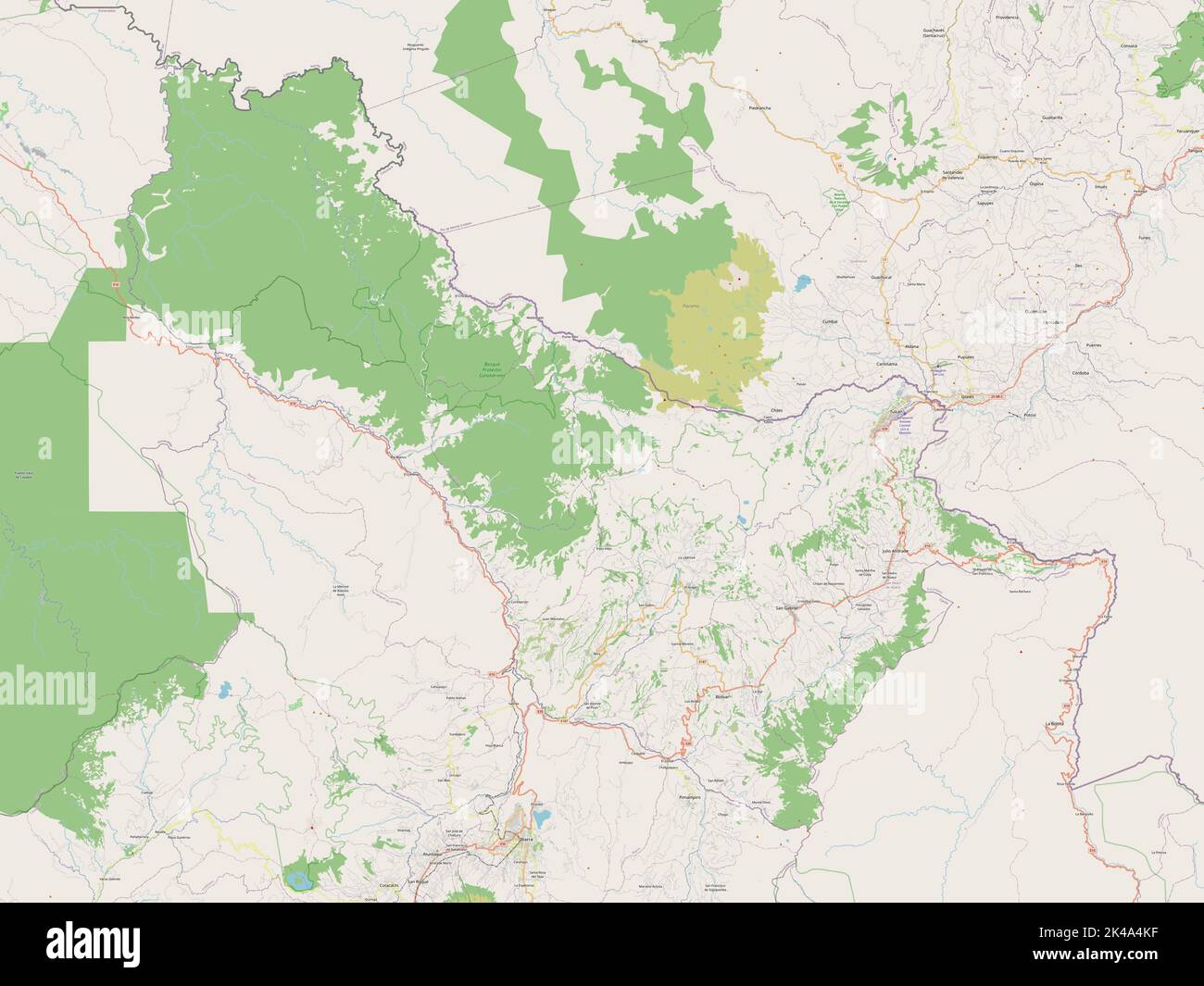 Map of carchi hi-res stock photography and images - Alamy