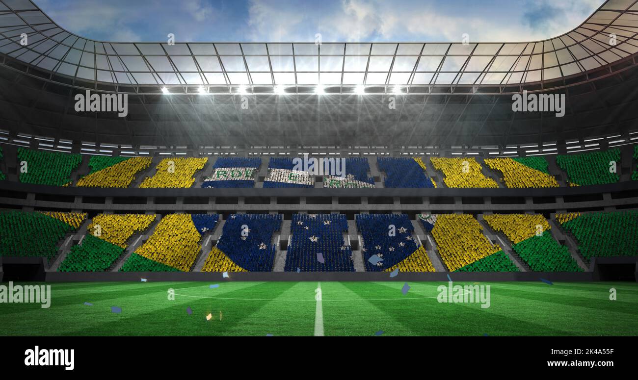 Sport flag stadium hi-res stock photography and images - Alamy