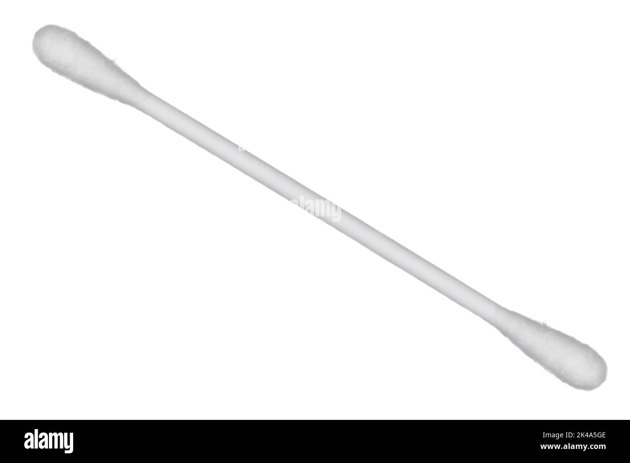 Hygienic ear cotton bud (swab) isolated on white background Stock Photo ...