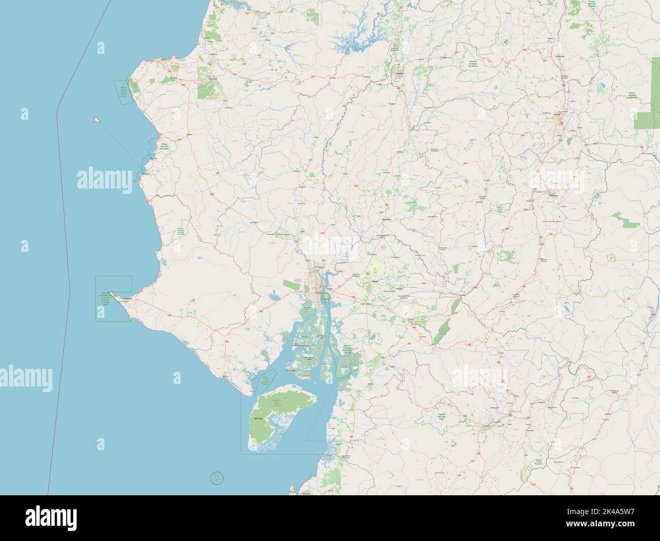 Guayas map hi-res stock photography and images - Alamy