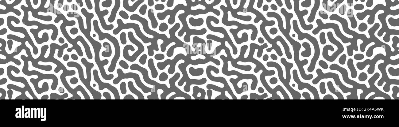 Abstract Modern Pattern Of Arbitrary Deformed Figures Vector Illustration For Textures