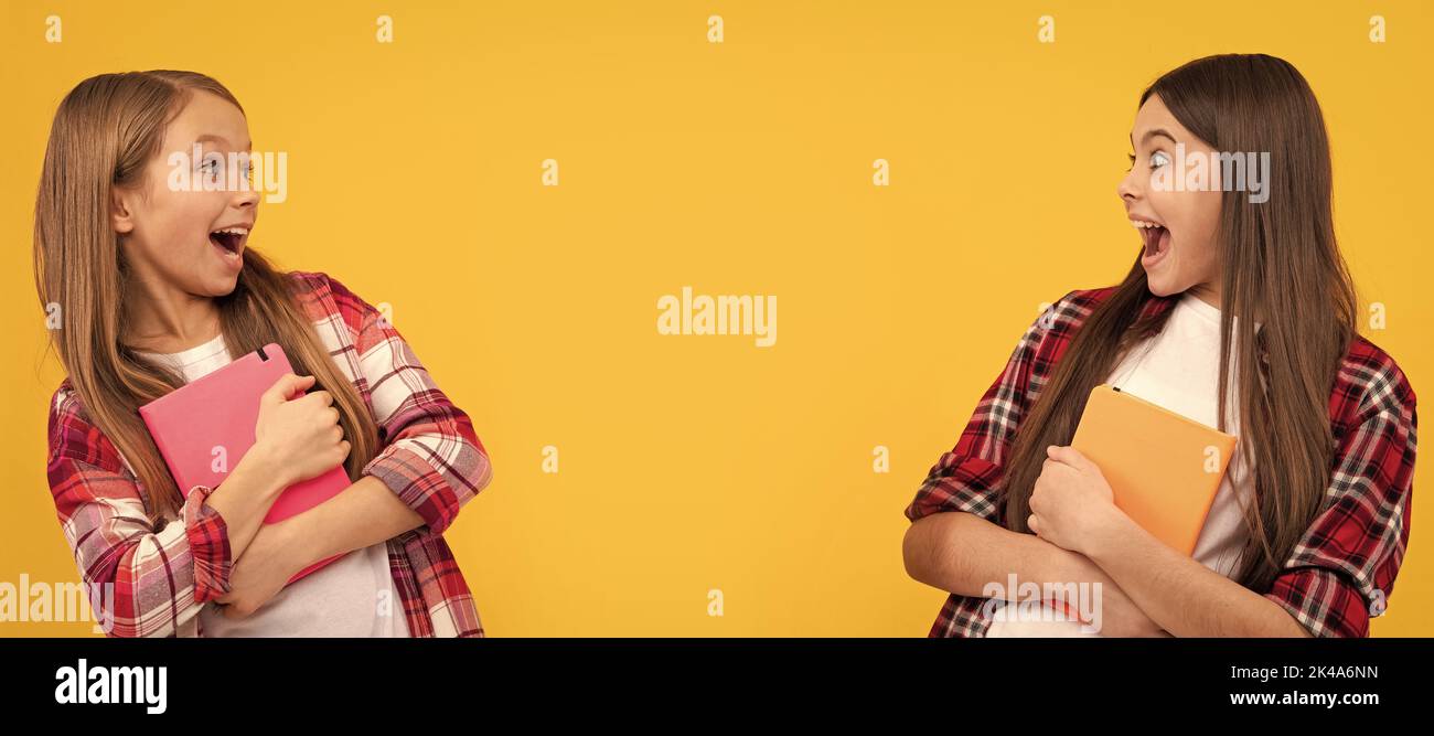 School girls friends. smiling teenager student. education. high school ...