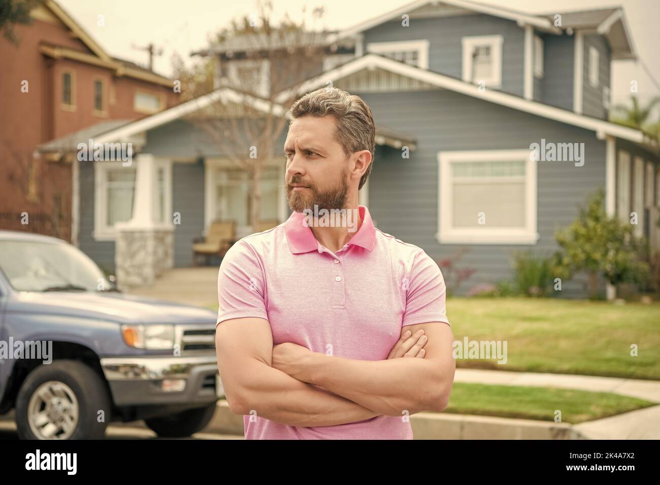 Neighborhood man men male hi-res stock photography and images - Alamy