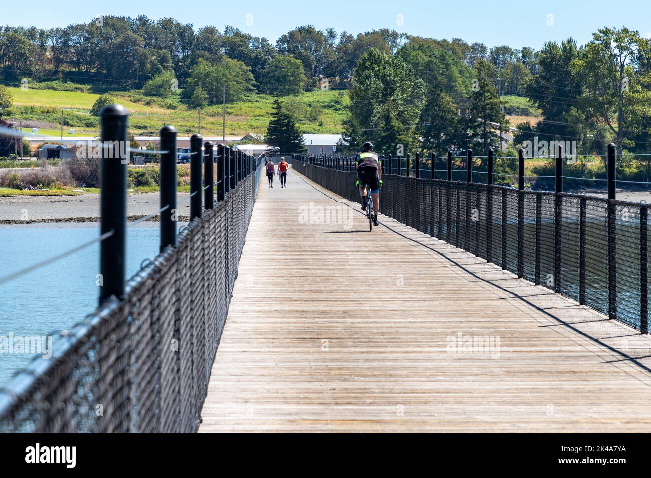 Anacortes, WA USA - 08-14-2022: Crossing the Tommoy Thompson Tail to ...