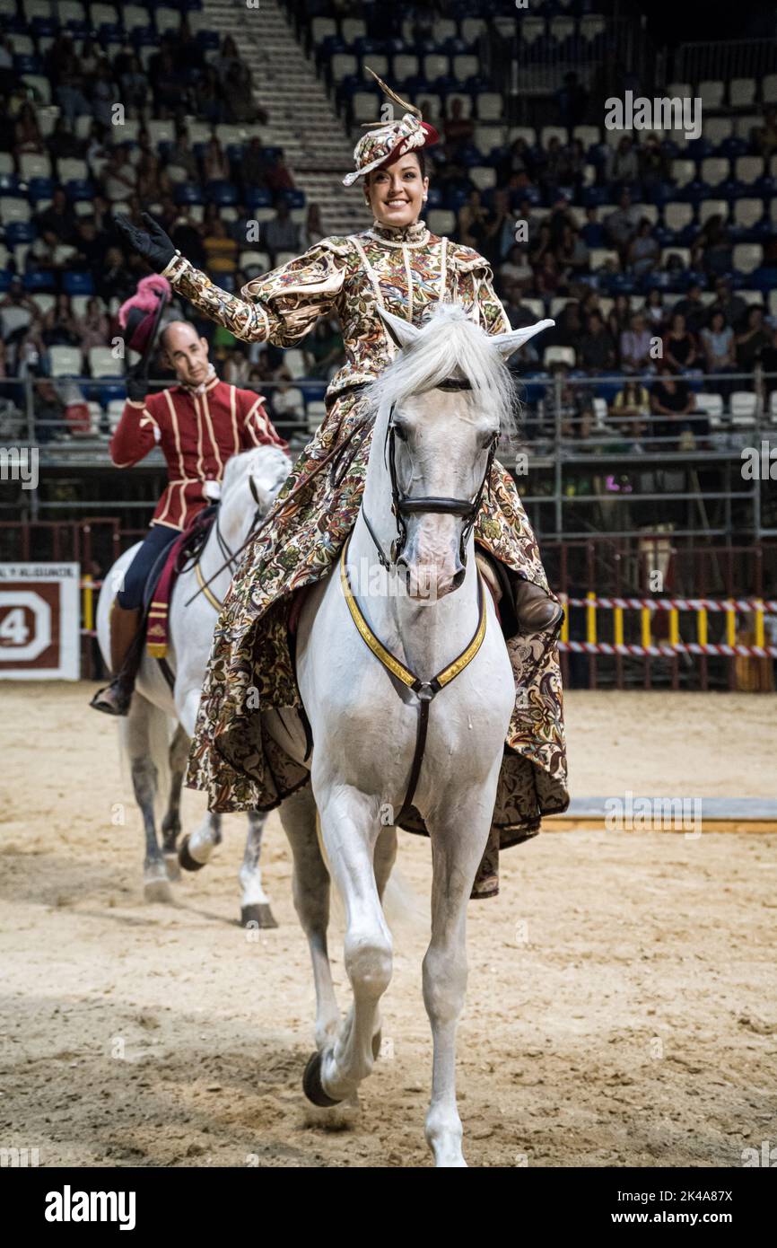 Equestrian show passion and duende of the Andalusian horse in the ...