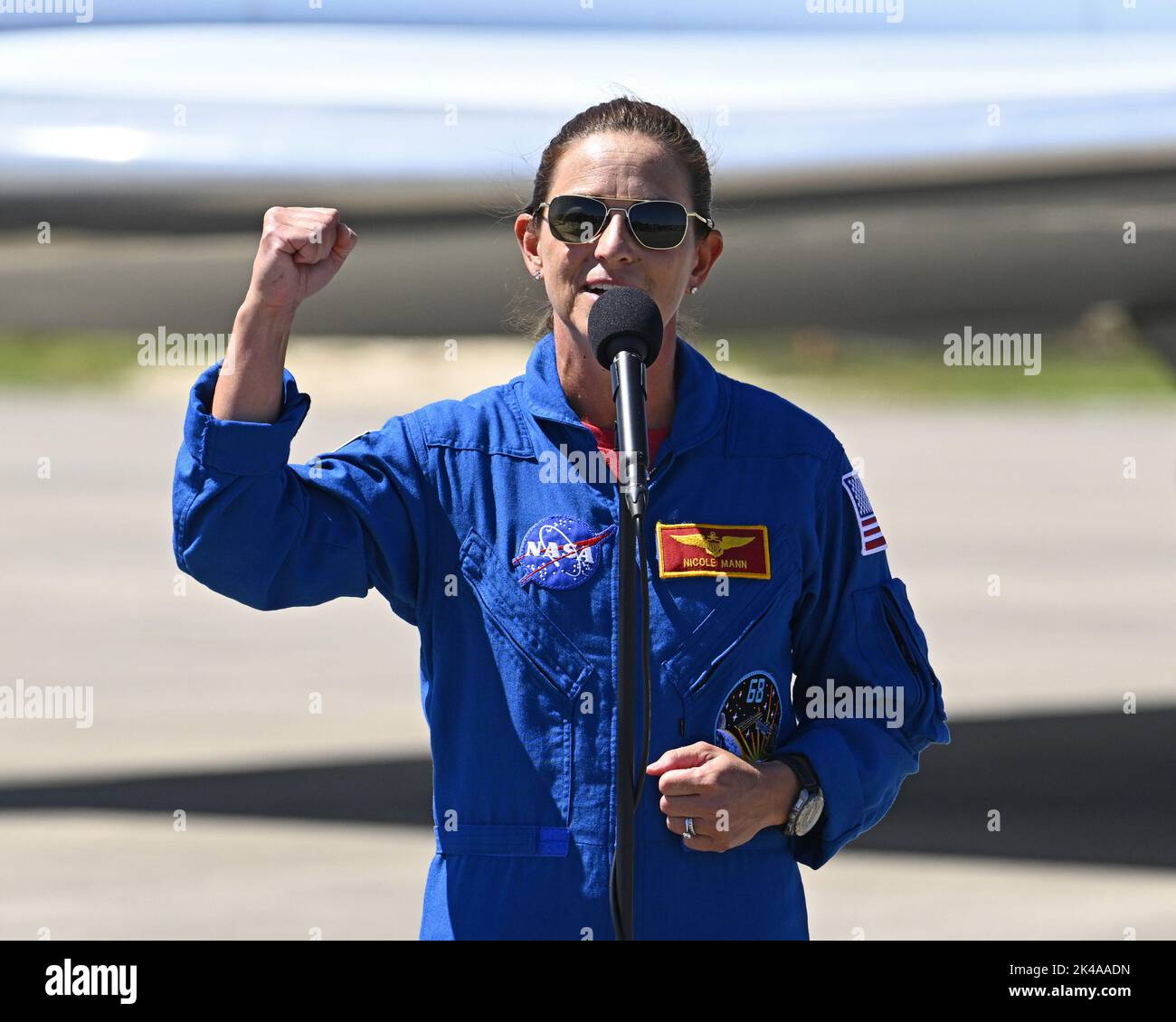 NASA Astronaut and Crew-5 Mission Commander Nicole Mann provides ...