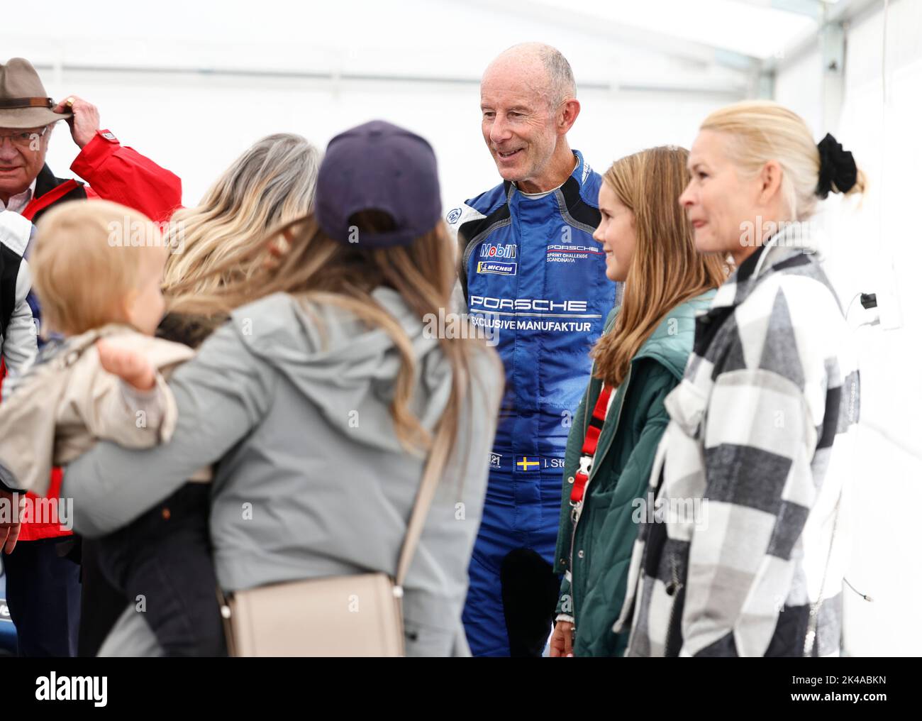 King Carl Gustaf, former alpine skier Ingemar Stenmark, Princess Sofia ...