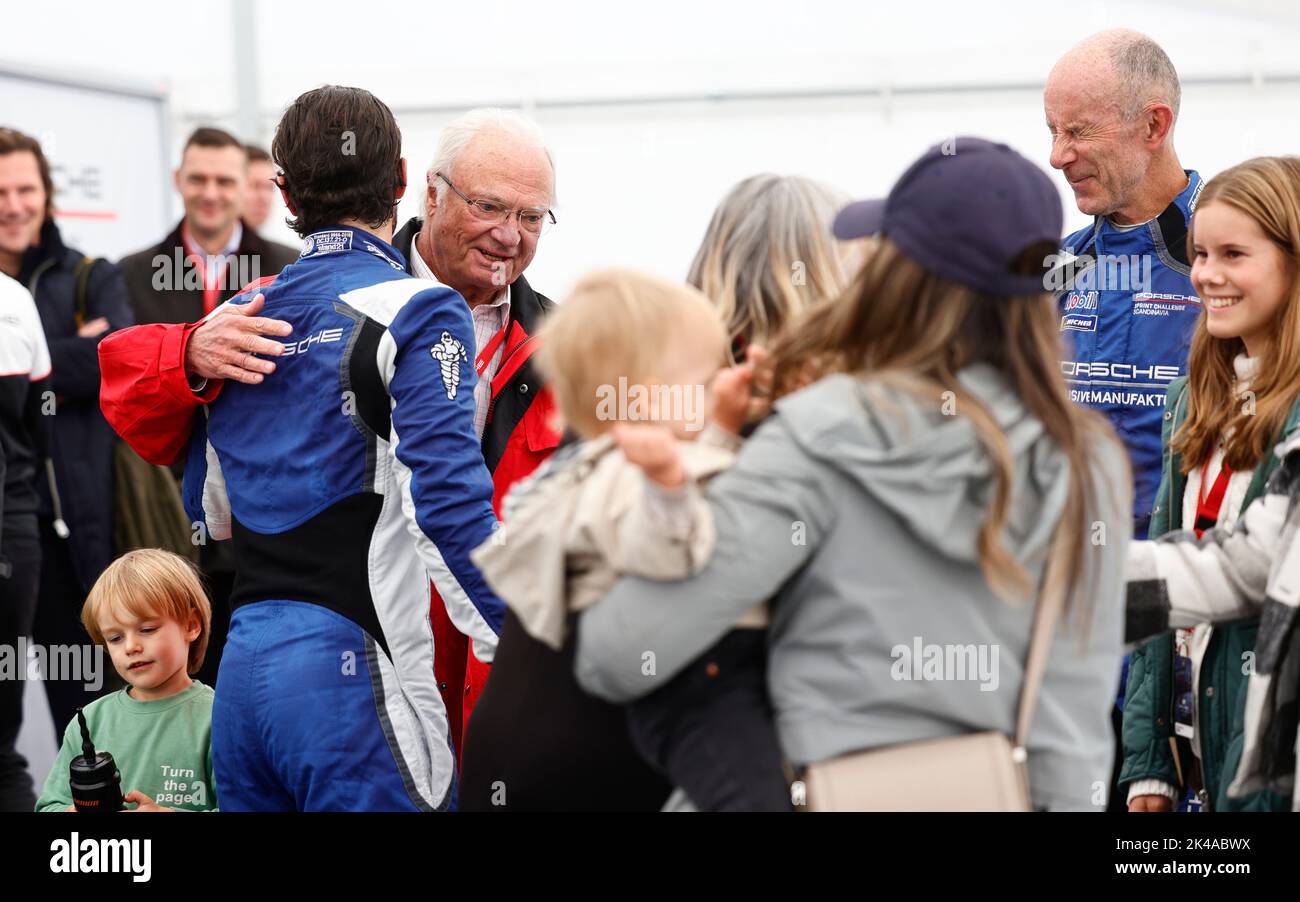 Prince Carl Philip,King Carl Gustaf, former alpine skier Ingemar ...