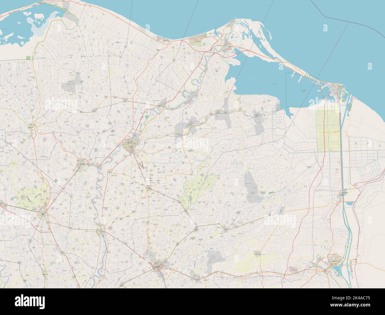Al mansurah map hi-res stock photography and images - Alamy