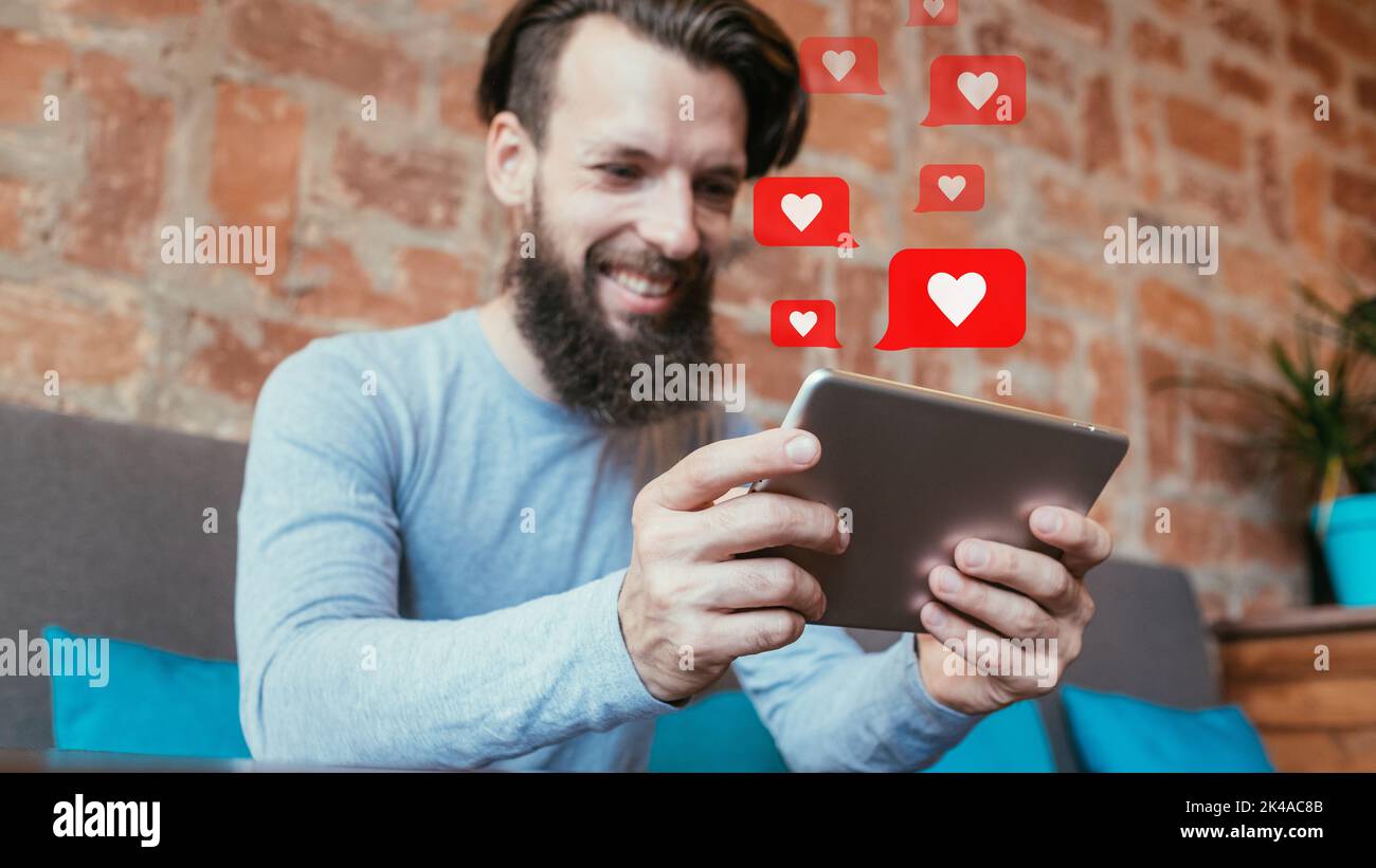 Network like. Digital marketing. Successful blog. Online blogger ...