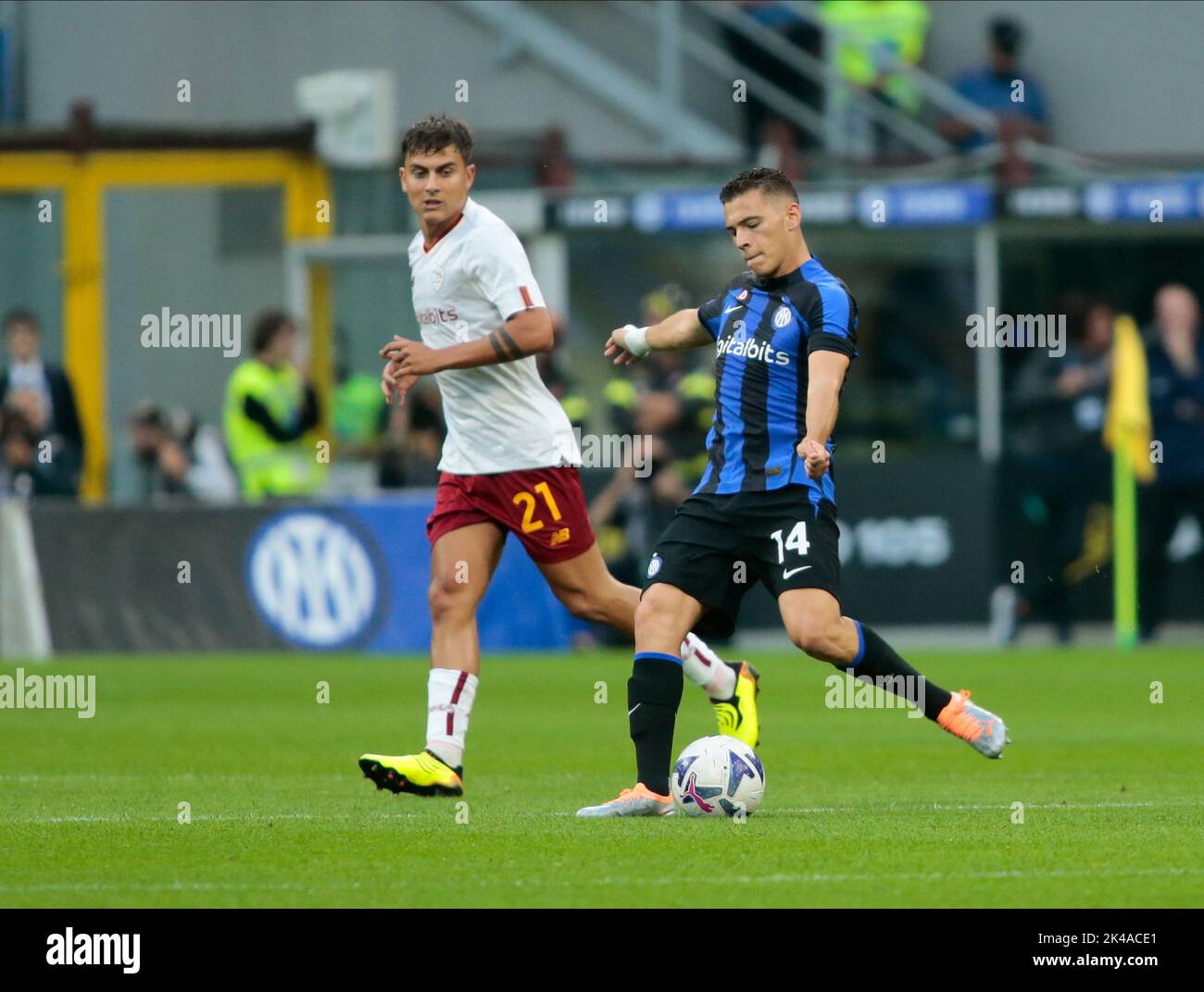 Milan, Italy. 01st Oct, 2022. Kristian Asllani of Fc Inter during the ...
