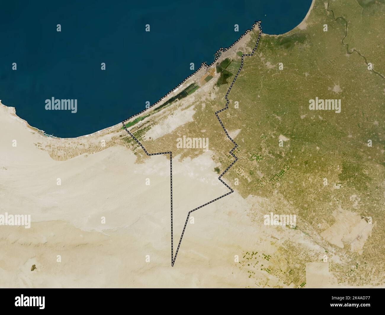 Al Iskandariyah, governorate of Egypt. Low resolution satellite map ...