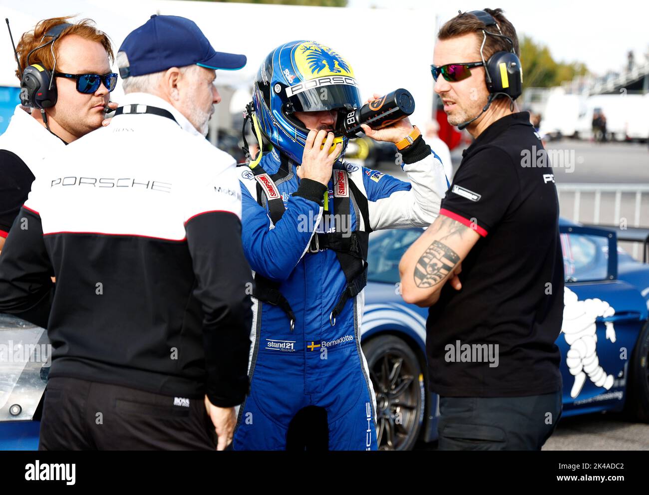 Prince Carl Philip during the Porsche Sprint Challenge which Prince ...