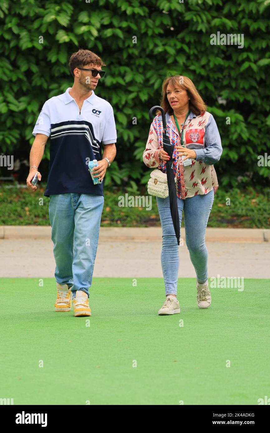 Singapore. October 1st 2022 ; Marina Bay, Singapore, Singapore FIA ...