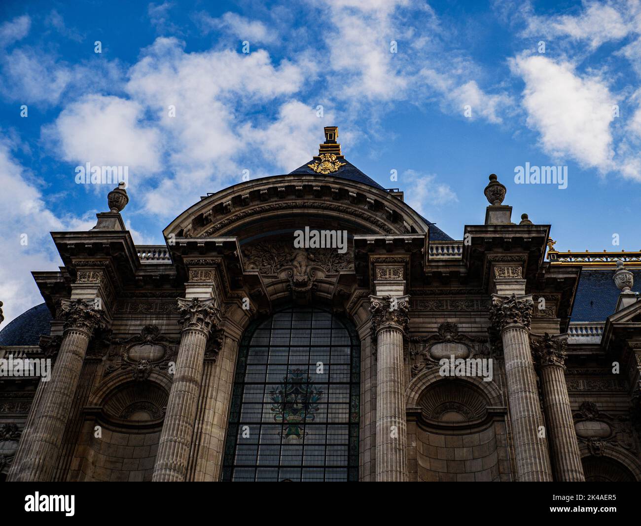 A low angle shot of the Palais des Beaux Arts Museum in Lille, France ...