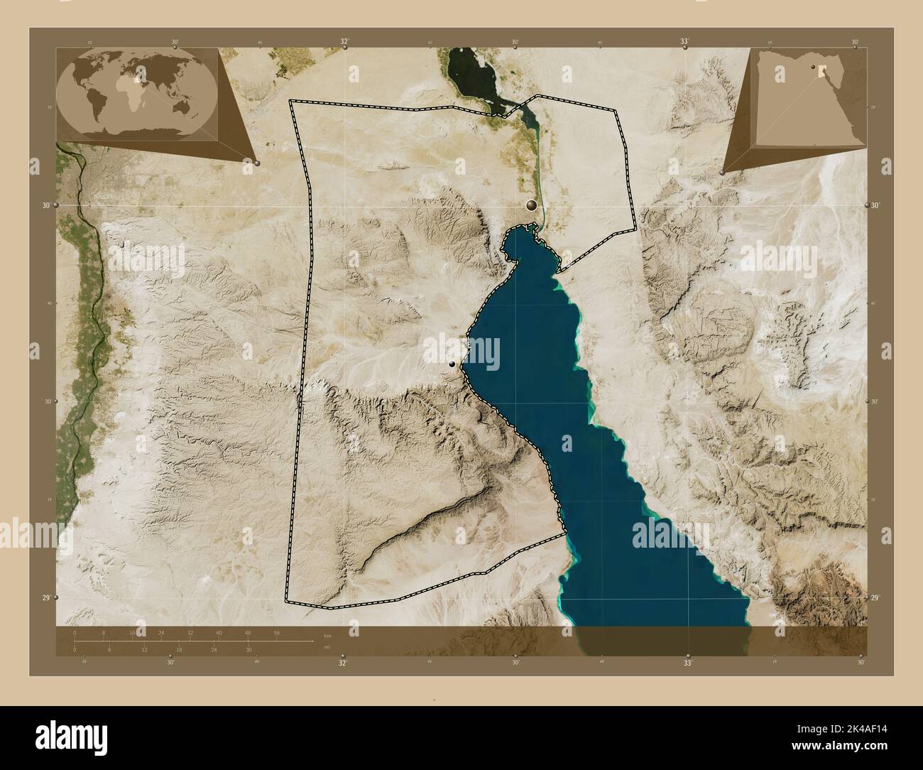 Map Of Egypt Detailed Map Of Egypt With All Regions And Main Cities