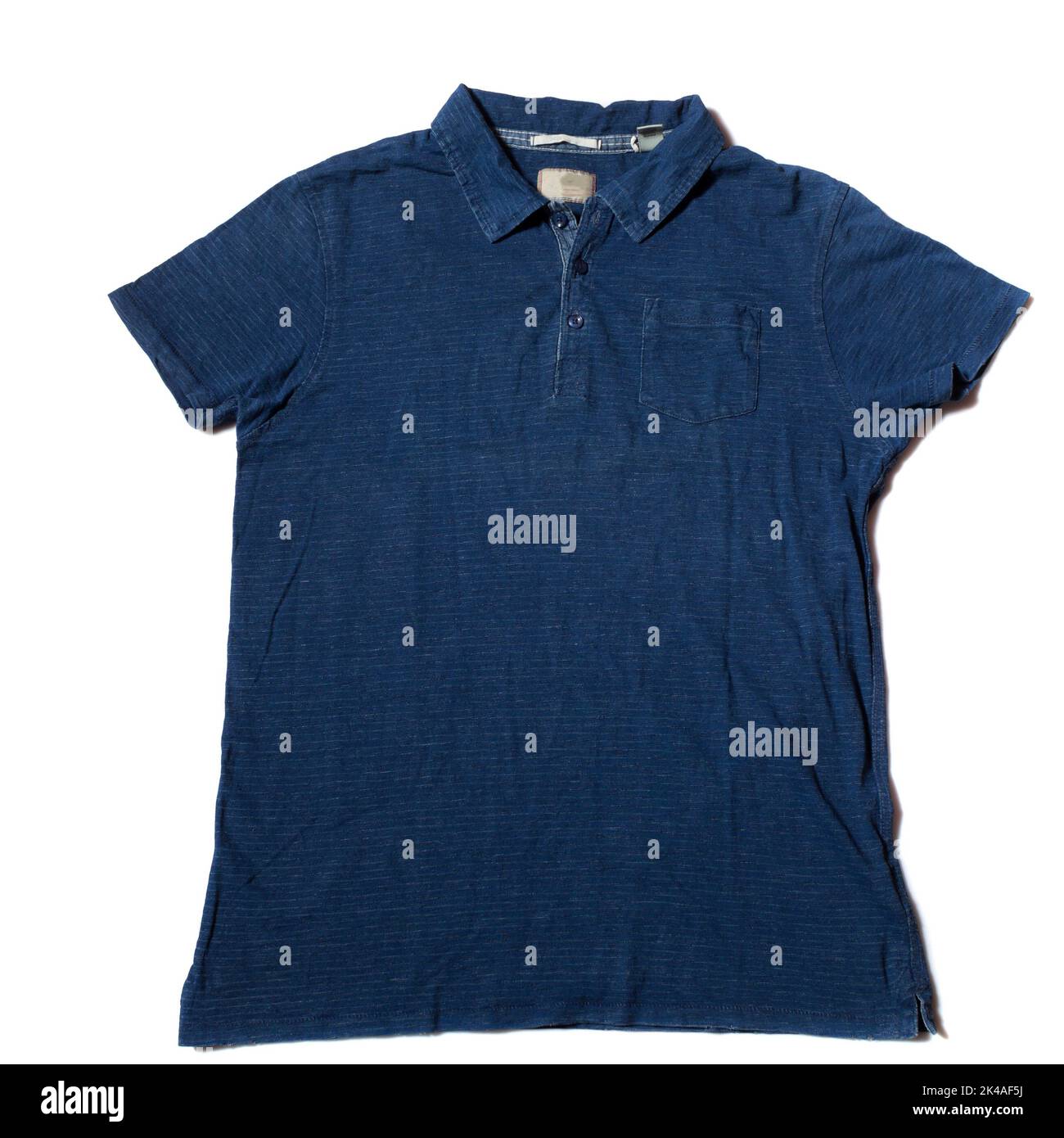 Blank blue polo shirt front hi-res stock photography and images - Alamy