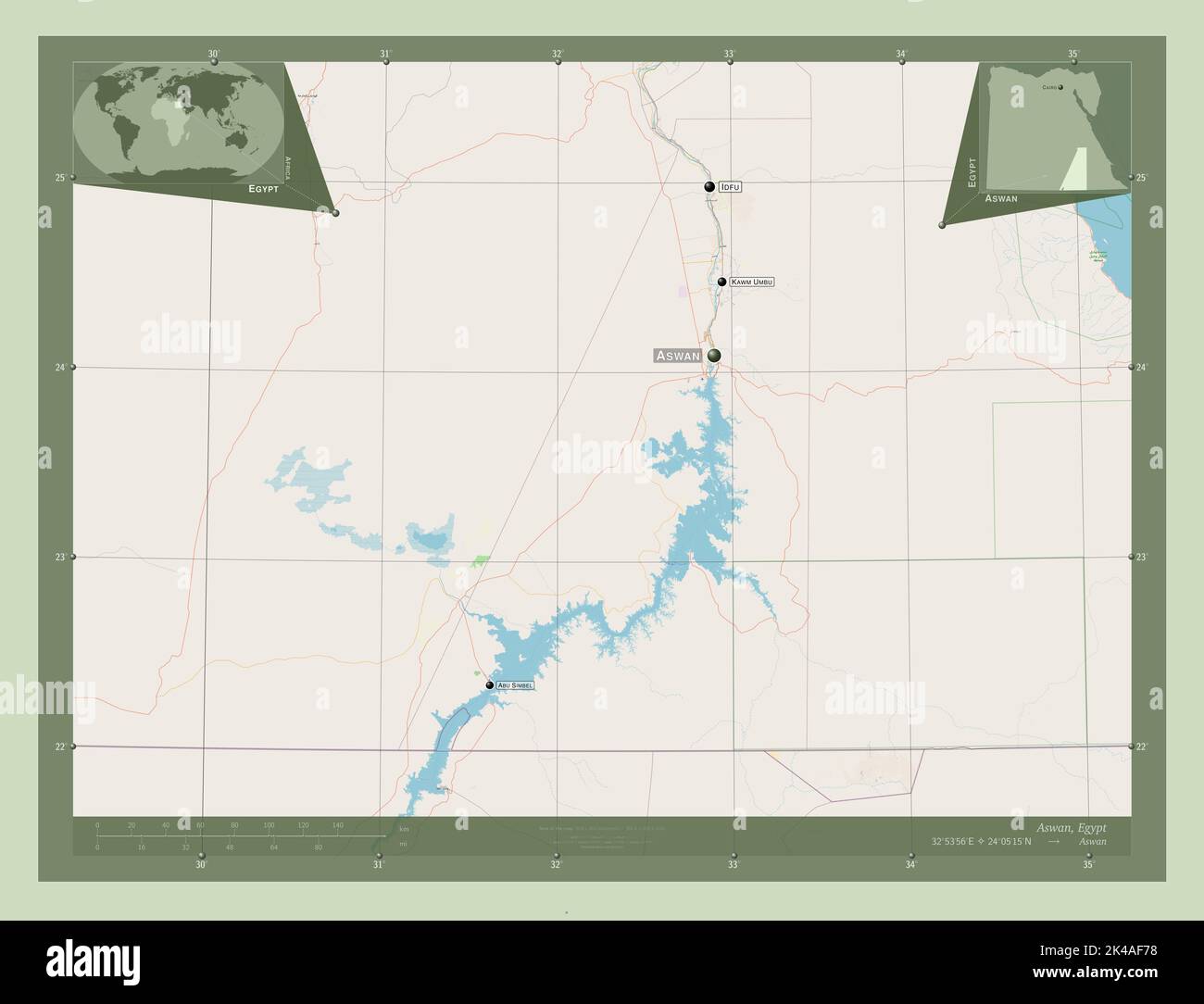 Map Of Egypt Detailed Map Of Egypt With All Regions And Main Cities