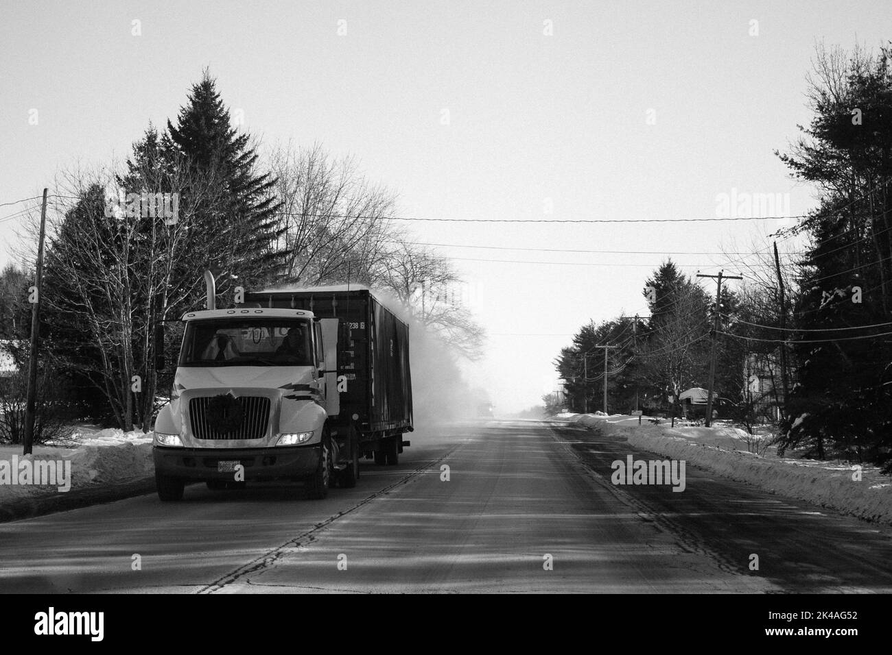 Truck monochrome hi-res stock photography and images - Alamy