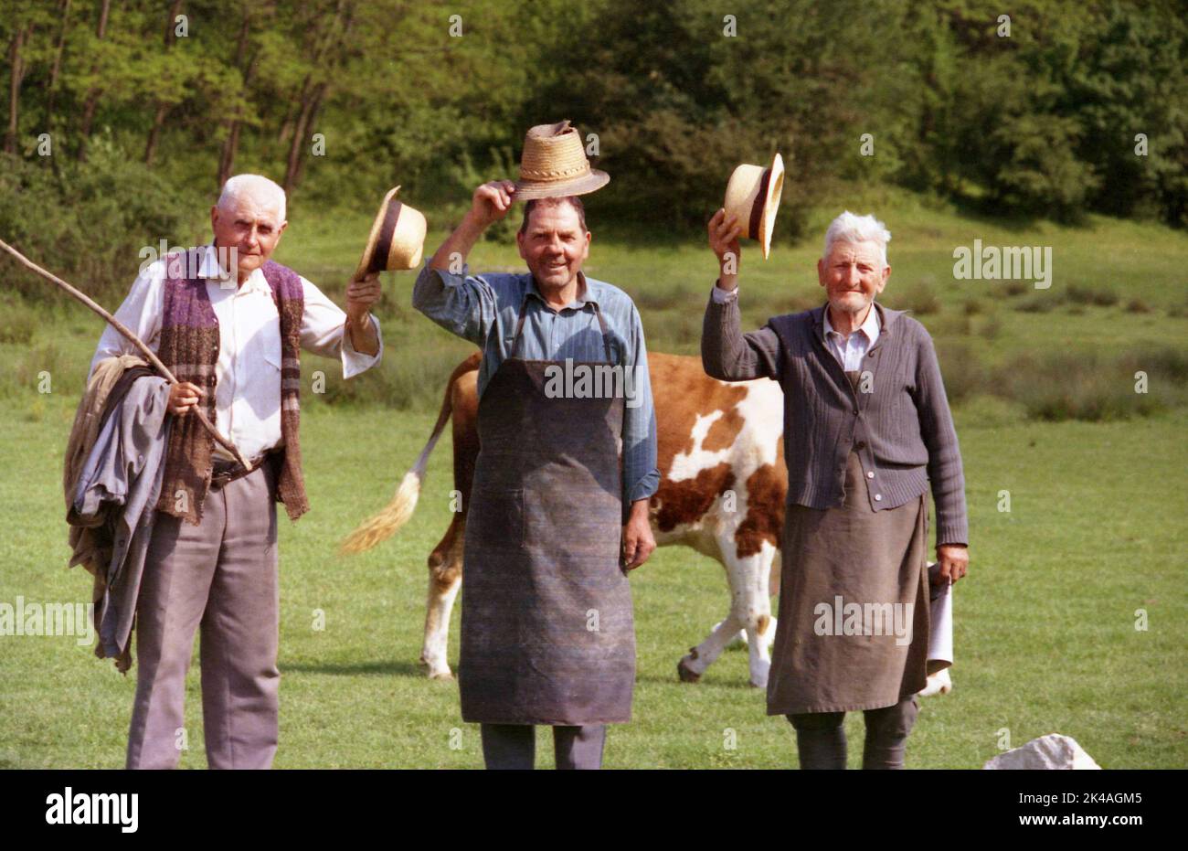 Waving hats hi-res stock photography and images - Alamy