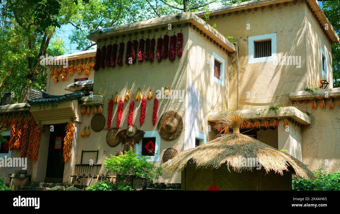 The scenery of Jinxiu China scenic spot in Shenzhen, Guangdong Province ...