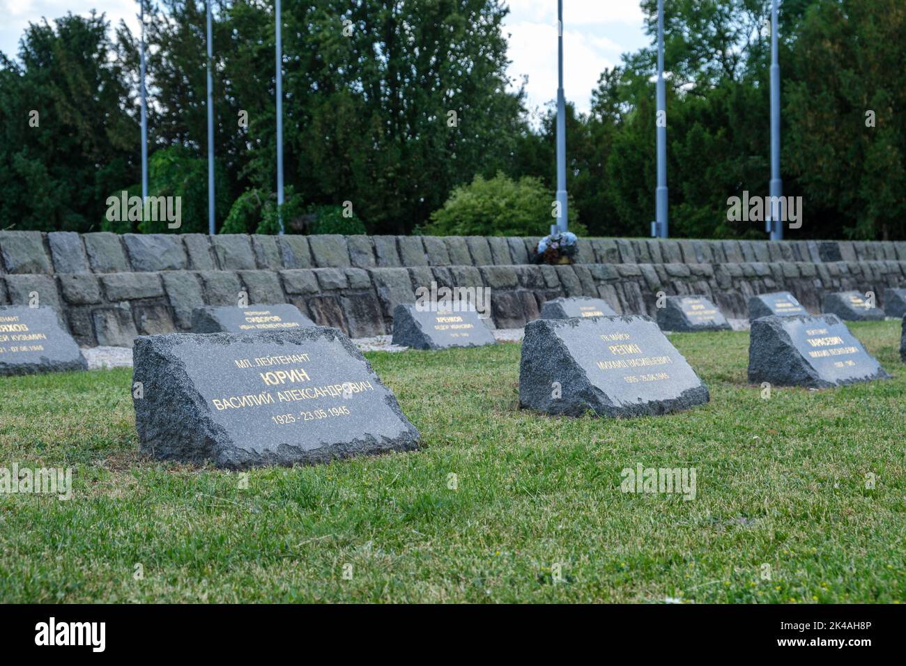 A view of the Slavin War memorial in Bratislava, Slovakia Stock Photo ...