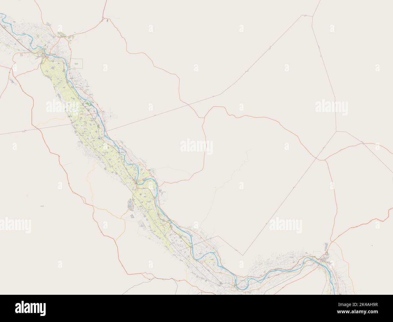 Suhaj outline map hi-res stock photography and images - Alamy