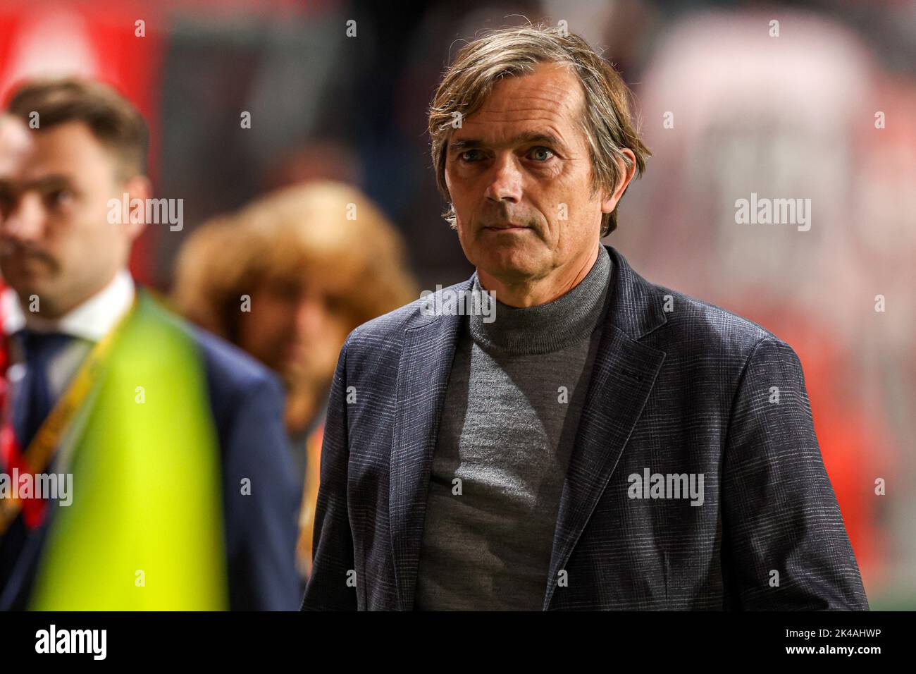ENSCHEDE, NETHERLANDS - OCTOBER 1: Head Coach Phillip Cocu of Vitesse ...