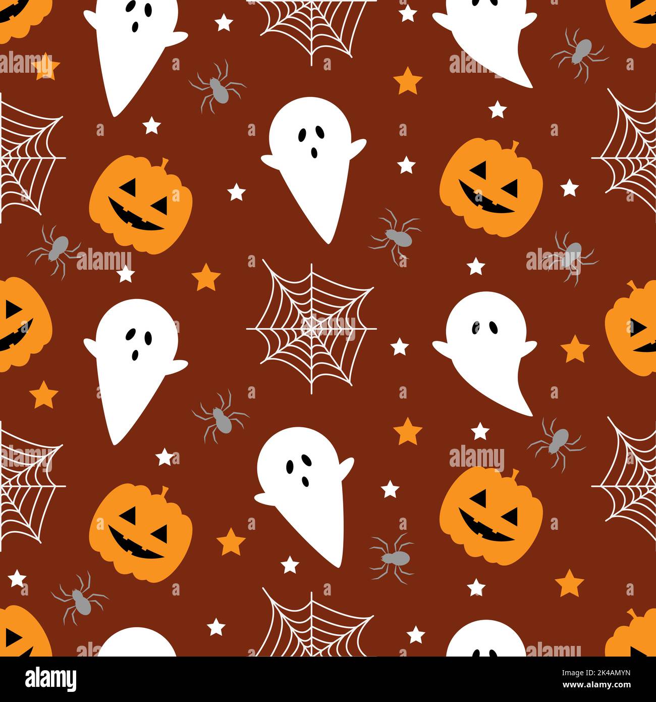 A digital design of a colorful Halloween themed background on a red ...