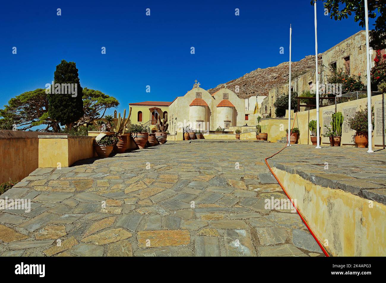 Preveli Monastery, South Coast Crete, Greece Stock Photo - Alamy