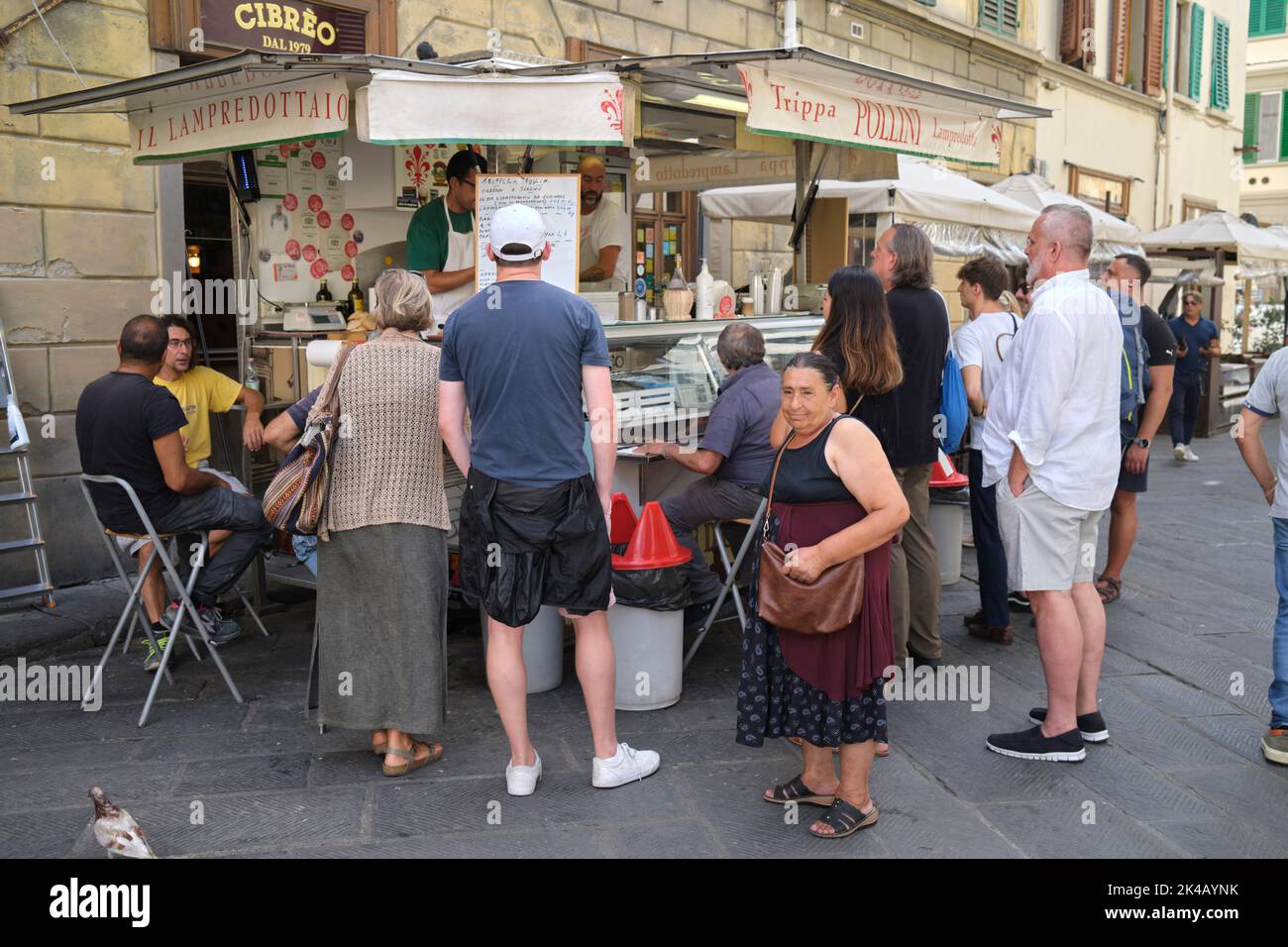 Pollini Tripe Stall Sant'Ambroglio Florence Italy Stock Photo - Alamy