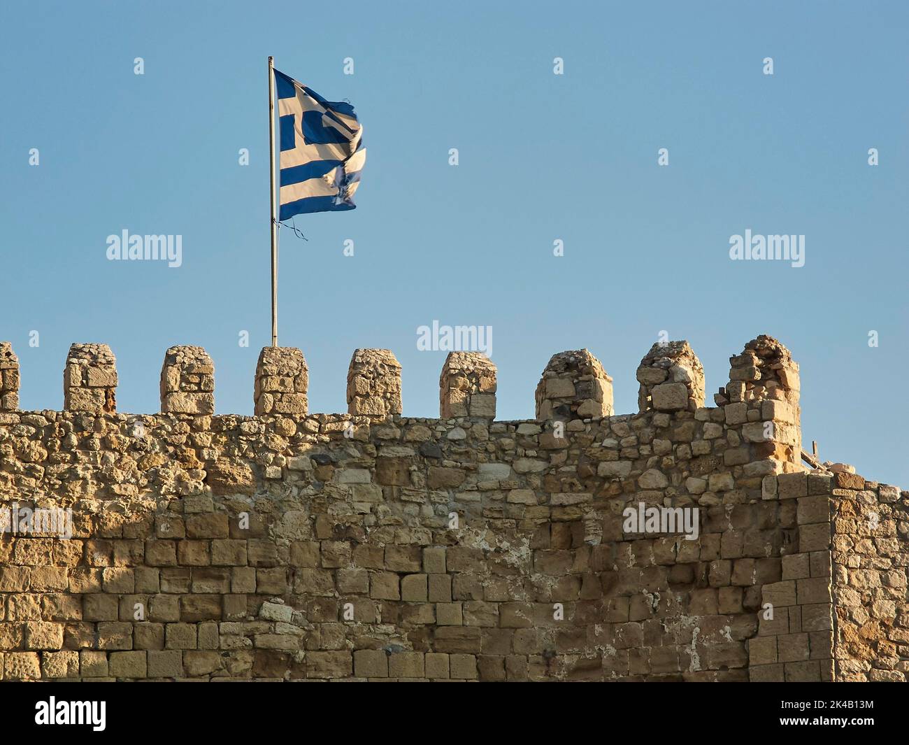 Venetian sea fortress, Koules, Morosini, battlements, Greek national ...
